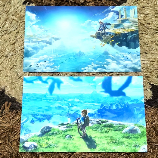The Legend of Zelda Tears of The Kingdom Postcard (Set of 2) | Shopee ...