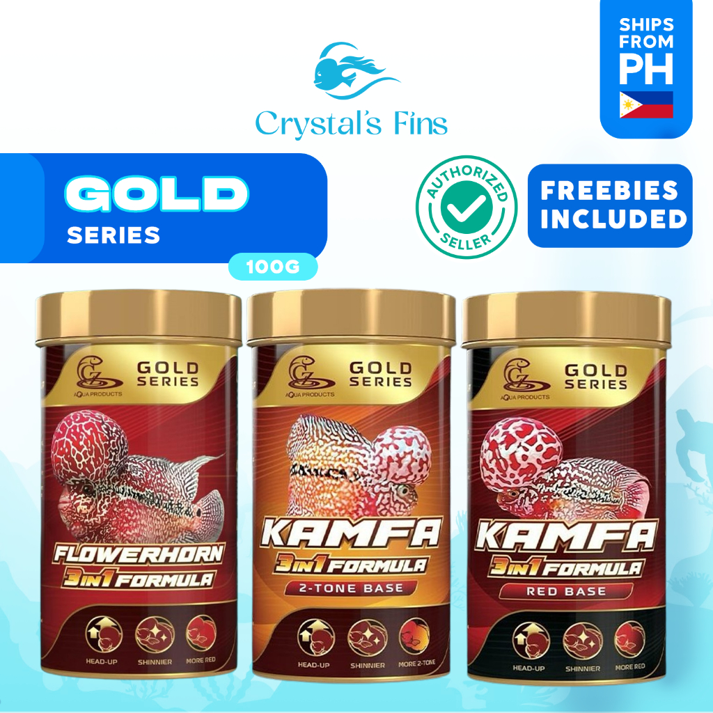 CZ AQUA PRODUCTS Gold Series Flowerhorn Fish Food 100g (Made in ...