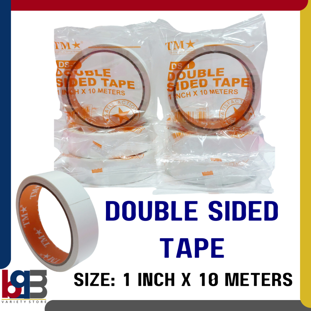 Double Sided Tape 1 inch X 10M | Shopee Philippines