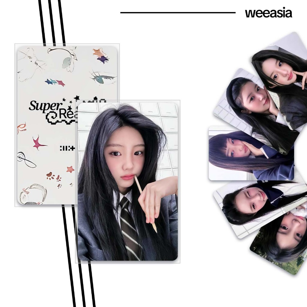 ILLIT SUPER REAL ME LUCKY DRAW LOMO CARDS PHOTOCARDS HD Print with ...