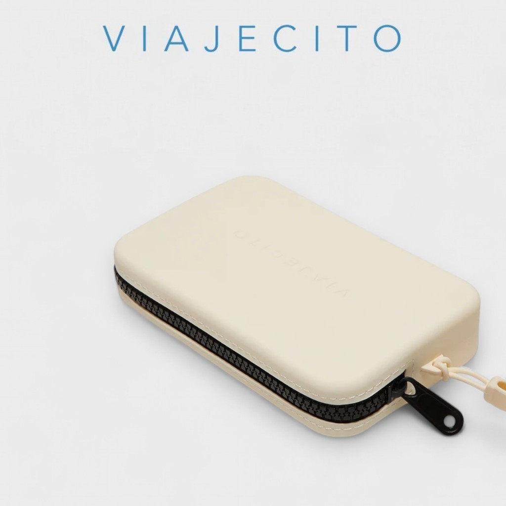 Viajecito Cookies & Cream Mini with Black Zipper Water-Proof Wallet ...