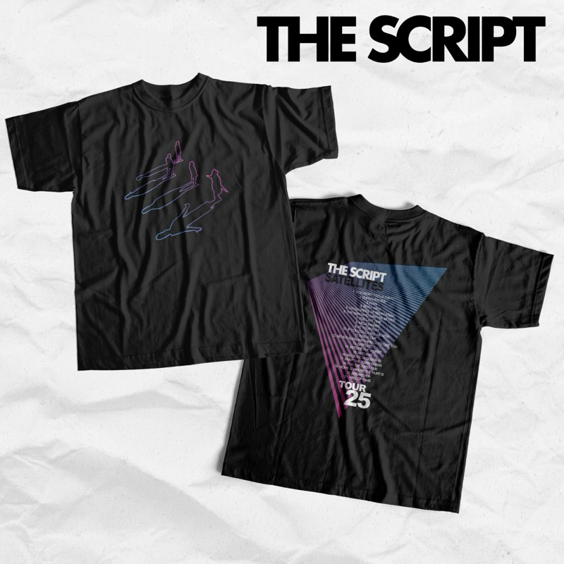 The Script Satellites World Tour Asia 2025 concert w/ set tshirt ...