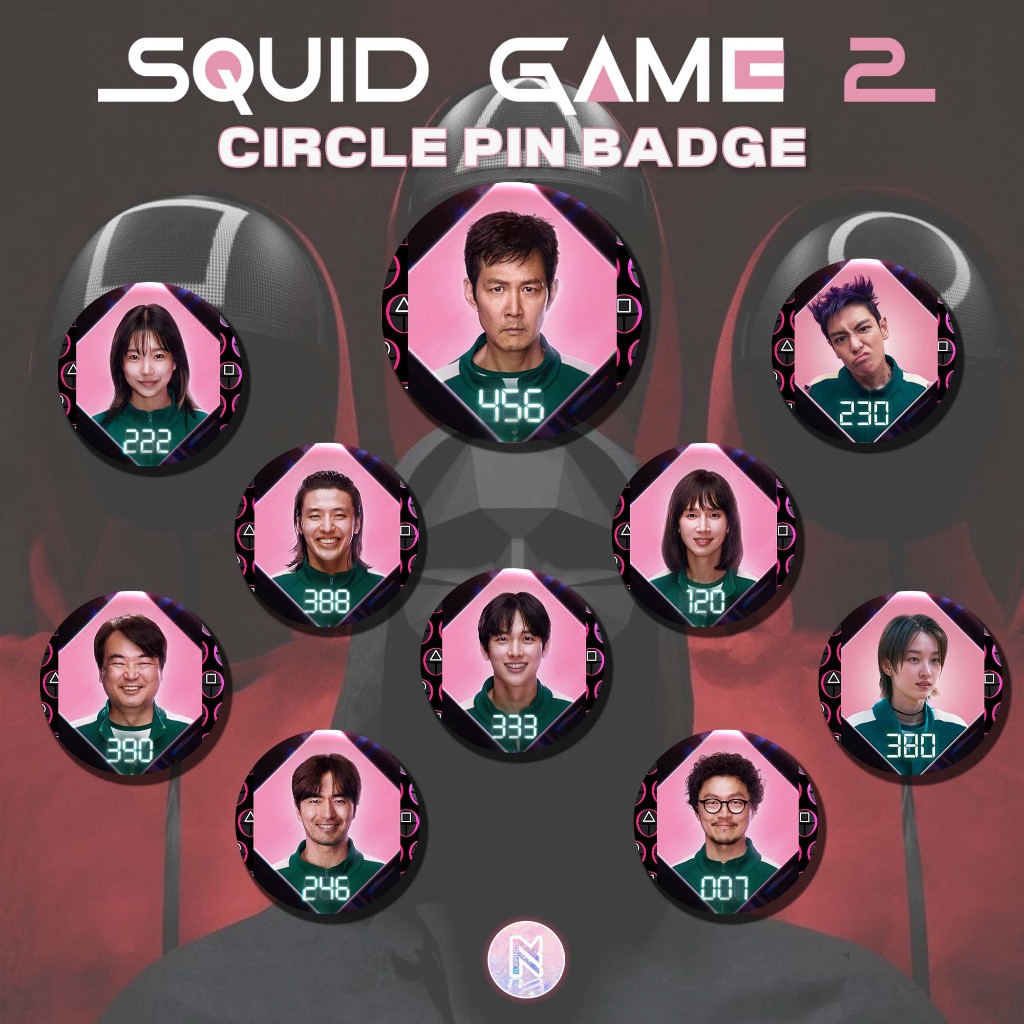 Squid Game 2 Pin Badge for Fan made (decor, key chain) | Shopee Philippines