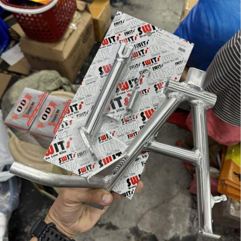 CNC ALLOY CENTER STAND AND SIDE STAND FOR HONDA WAVE 125 (ORIGINAL ...