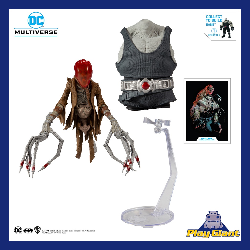 Mcfarlane DC Multiverse Build A Figure Last Knight on Earth Scarecrow ...