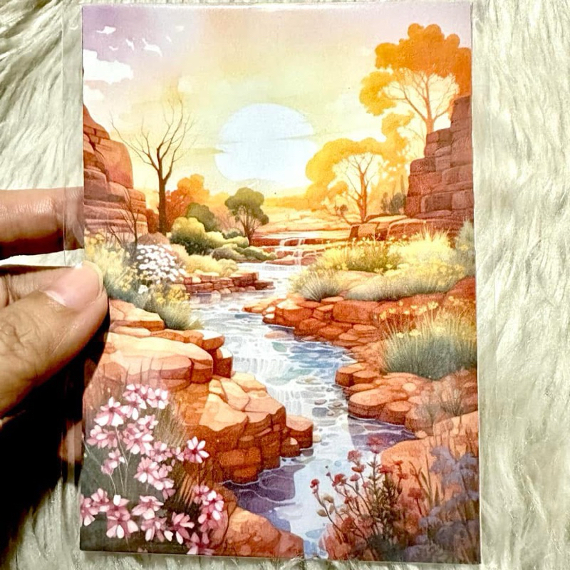 [PDL] 10 sheets Scenery Deco Paper for Journaling | Shopee Philippines