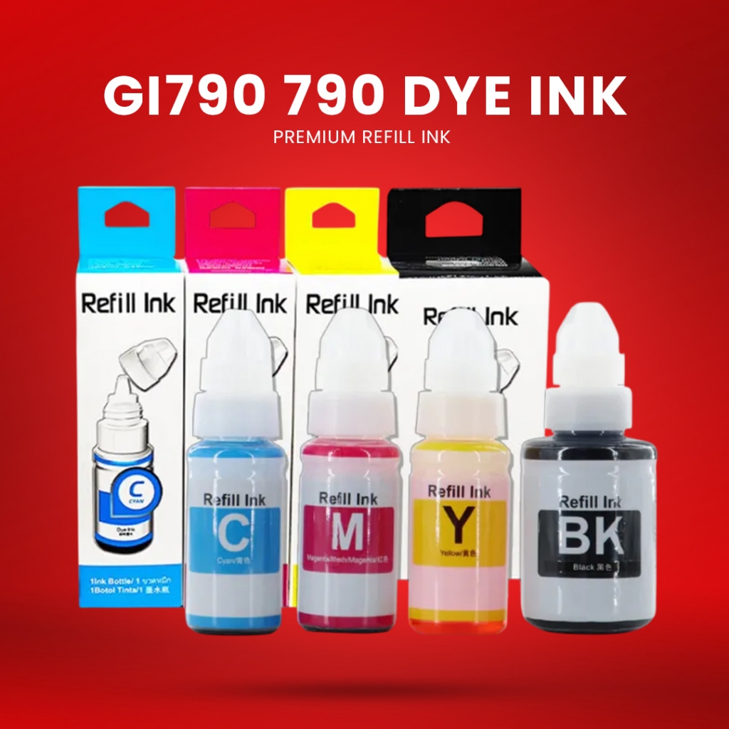 Canon 890 Refill Ink for IP1200 IP2770 MP237 MP287 P200 (70ML & 135ML ...