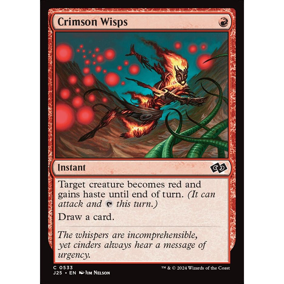 MTG Magic: The Gathering - Crimson Wisps | Shopee Philippines