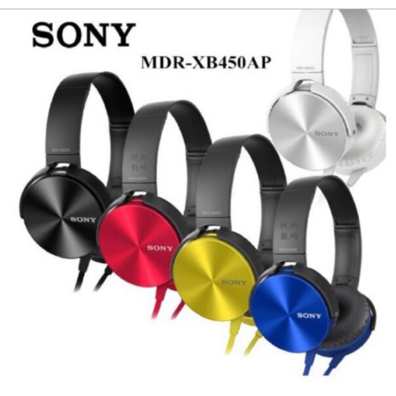 Sony Headphones Wire-Controlled Headphones Bass Music Metal On-ear ...