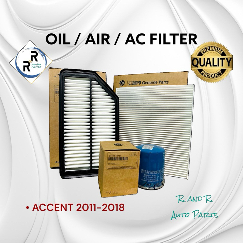 ACCENT FILTERS AIR FILTER ACCENT AIRCON FILTER ACCENT OIL FILTER ACCENT ...