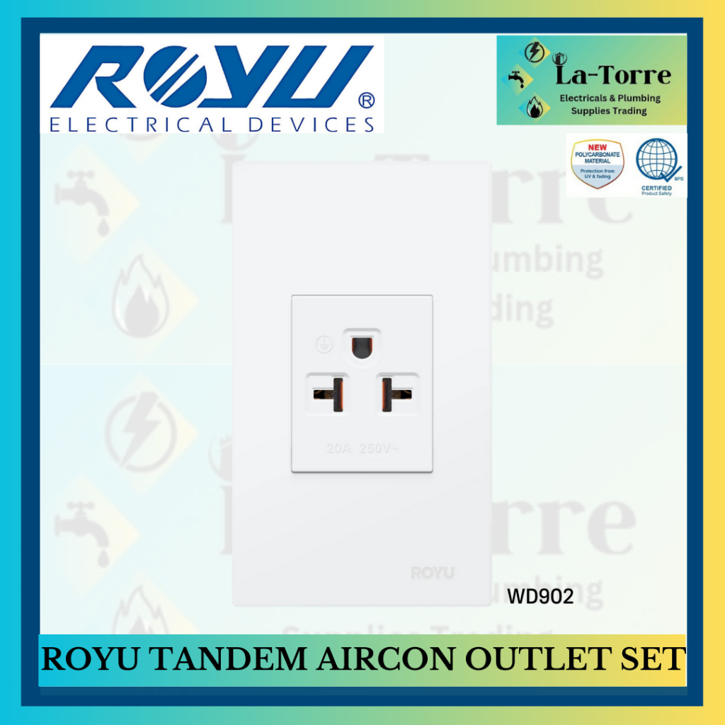 Royu Tandem Aircon Outlet Set | Shopee Philippines