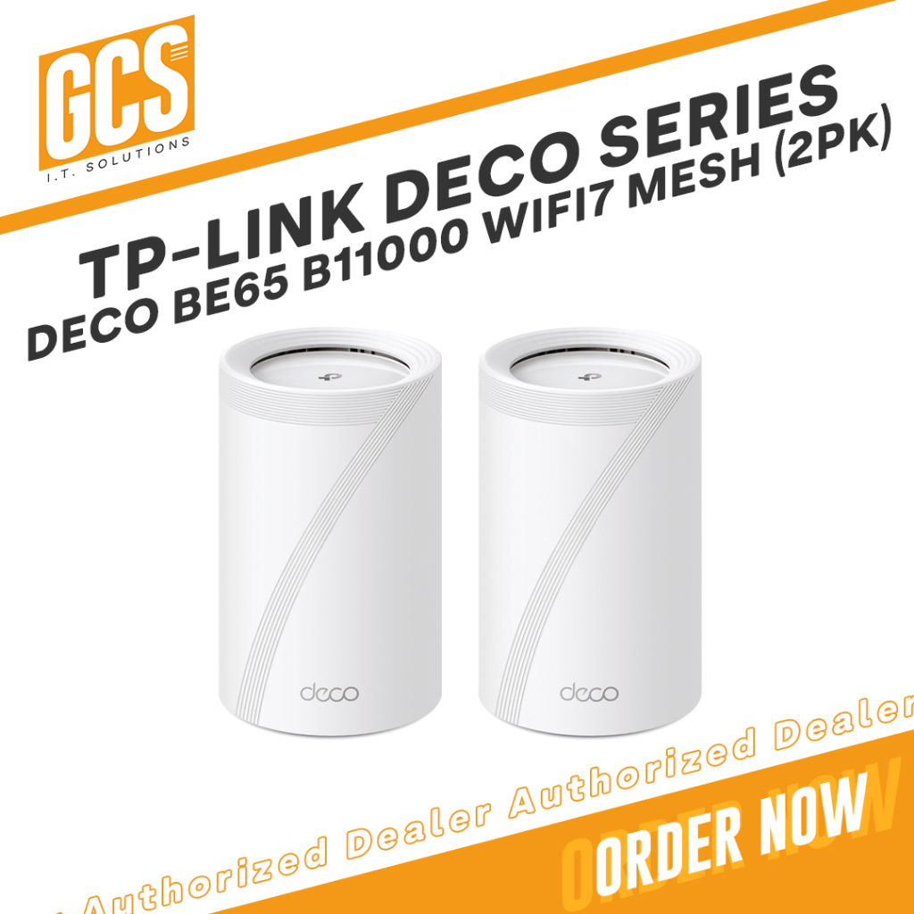 TP-Link Deco BE65 BE11000 Whole Home Mesh WiFi 7 System 2 Pack | Shopee ...