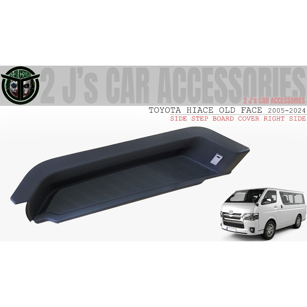 TOYOTA HIACE / HI ACE COMMUTER 2005 TO 2024 SIDE STEP BOARD WITH LIGHT ...