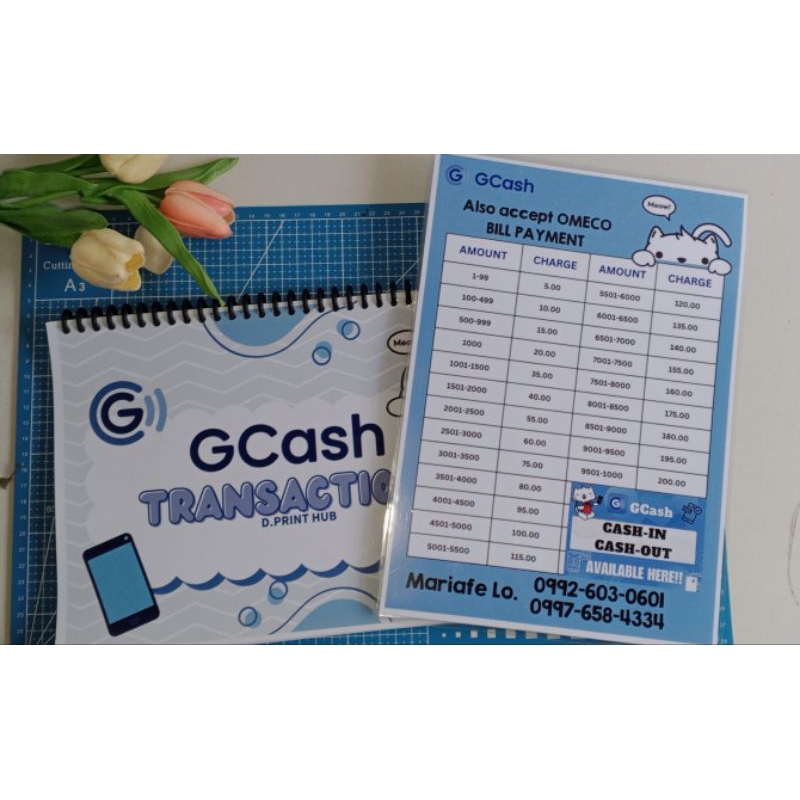 Gcash Transaction Book / Charge | Shopee Philippines