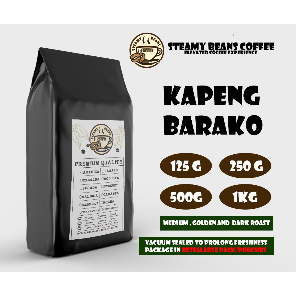 Kapeng Barako Batangas Coffee Beans Newly Roasted Beans And Ground ...
