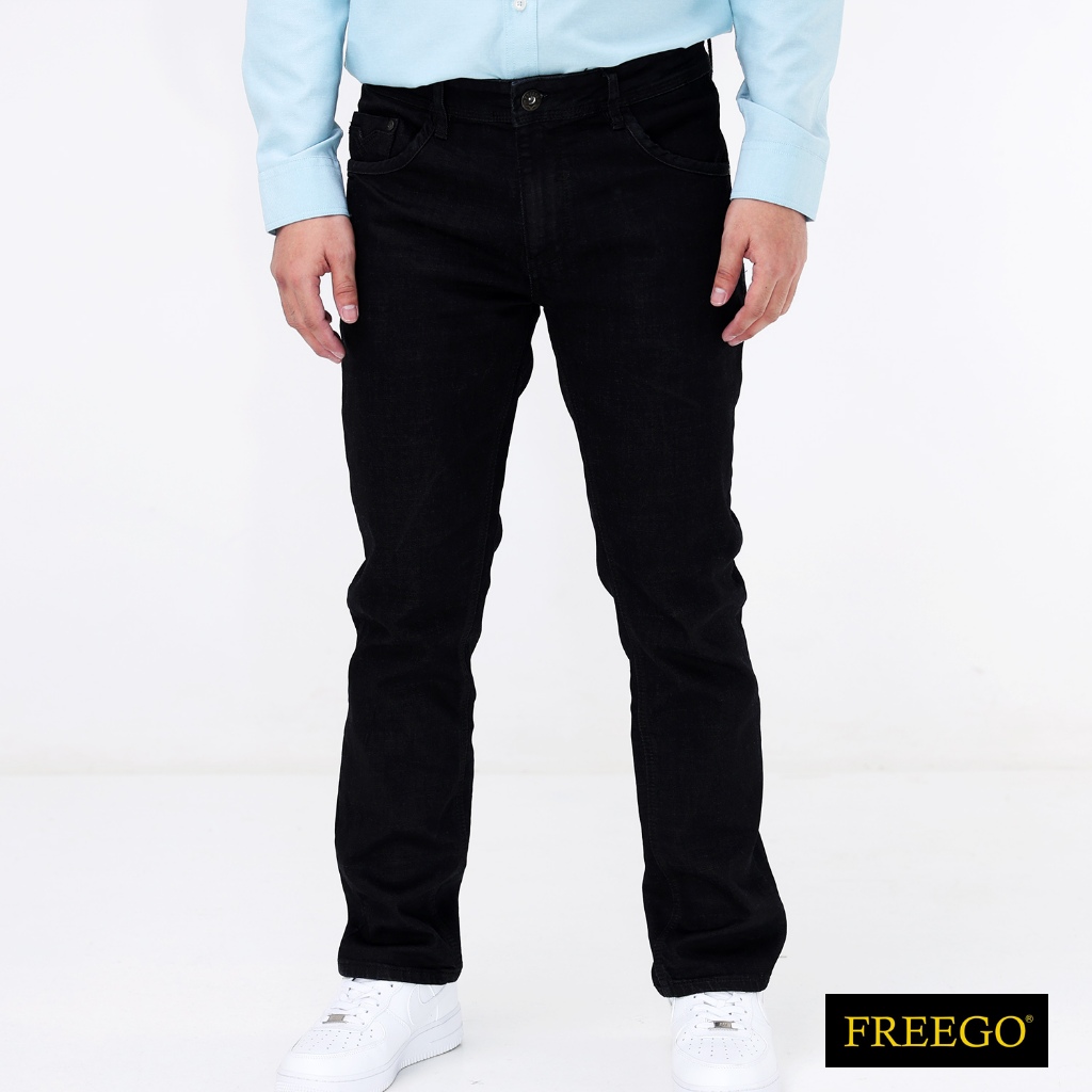 Freego Mens Denim Long Pants Slim Tapered Fit Stretch GBB23-0046 ...