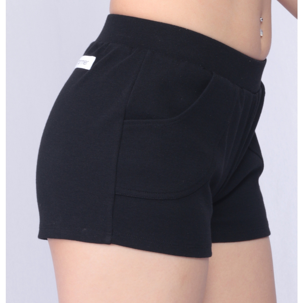OUTPERFORMER Women's Mini Ribbed Shorts (Black) | Shopee Philippines