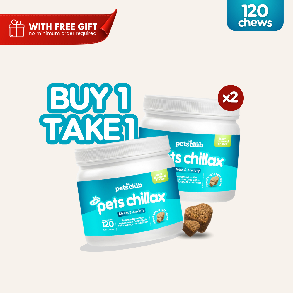 The Pets Club Pets Chillax Calming Chews for Dogs and Cats 120 chews ...