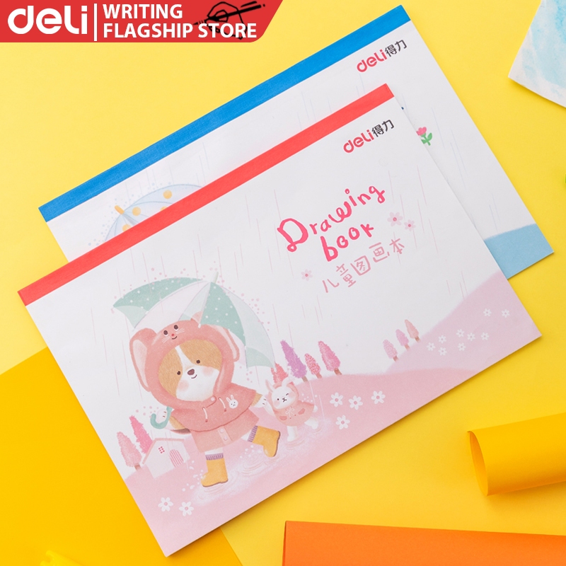 Deli Coloring Book for Kids Blank Drawing Book Art Sketch Book | Shopee ...