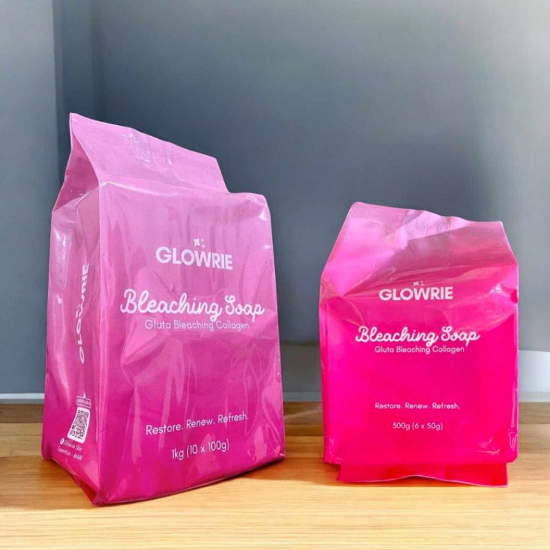 GLOWRIE BLEACHING WHITENING SOAP 300G,1KILO | Shopee Philippines