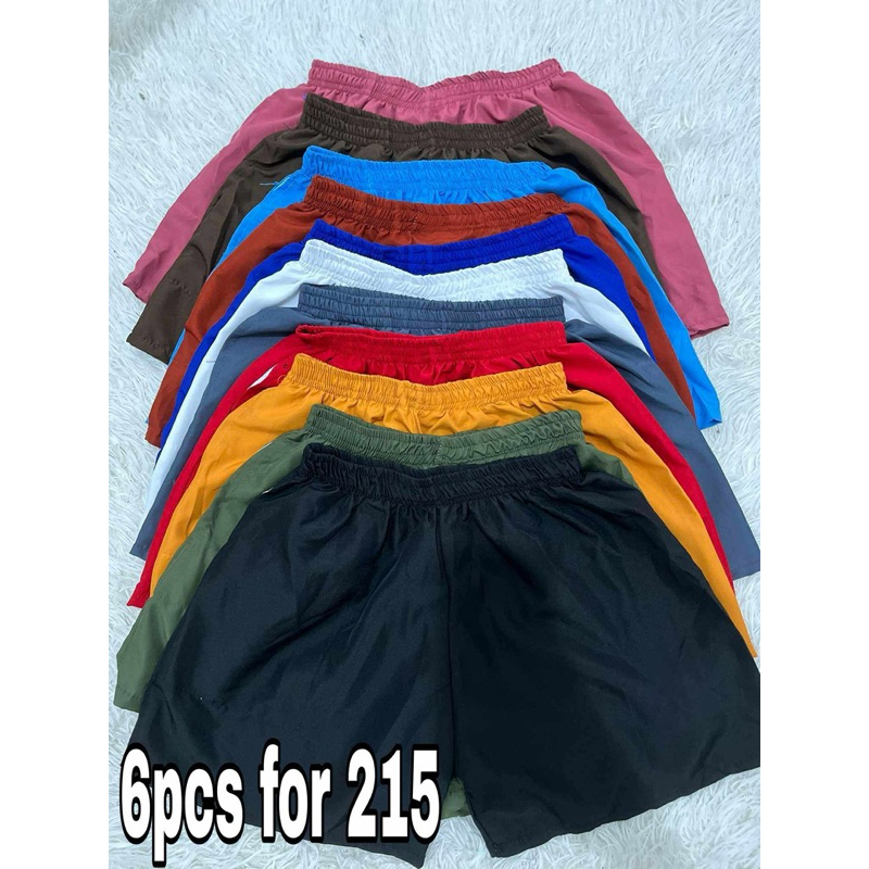 TASLAN SHORT FOR KIDS ASSORTED COLOR 7 to 13 years old (6pcs for 215 ...