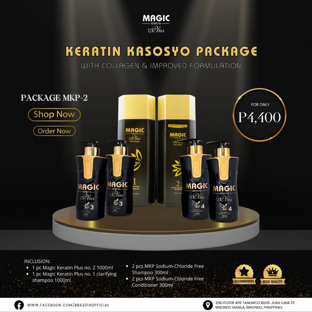 MAGIC KERATIN Plus Package 2 (brazilian treatment ) | Shopee Philippines