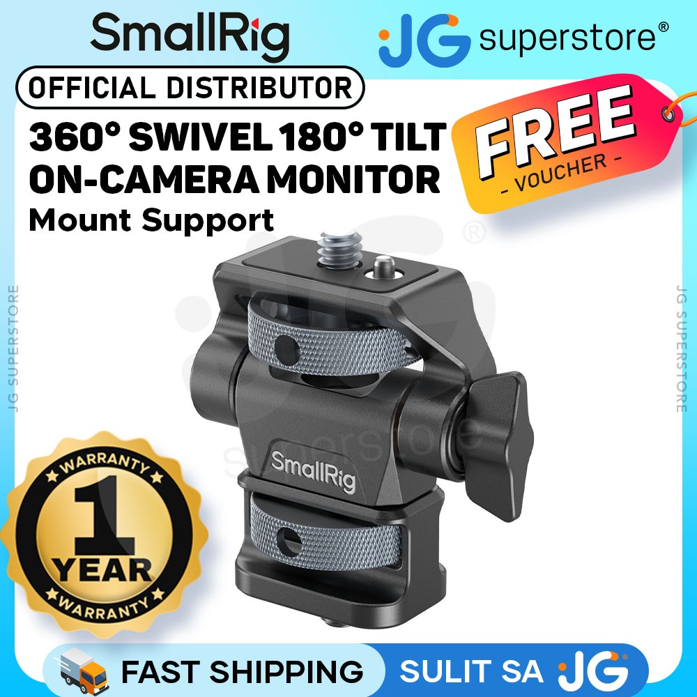 SmallRig On-Camera Monitor Aluminum Alloy Mount Support with 360 ...