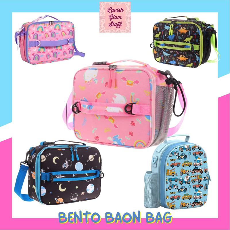 Bento Baon Lunch Bag Thermal Insulated 2-Way Design for Kids and Babies ...