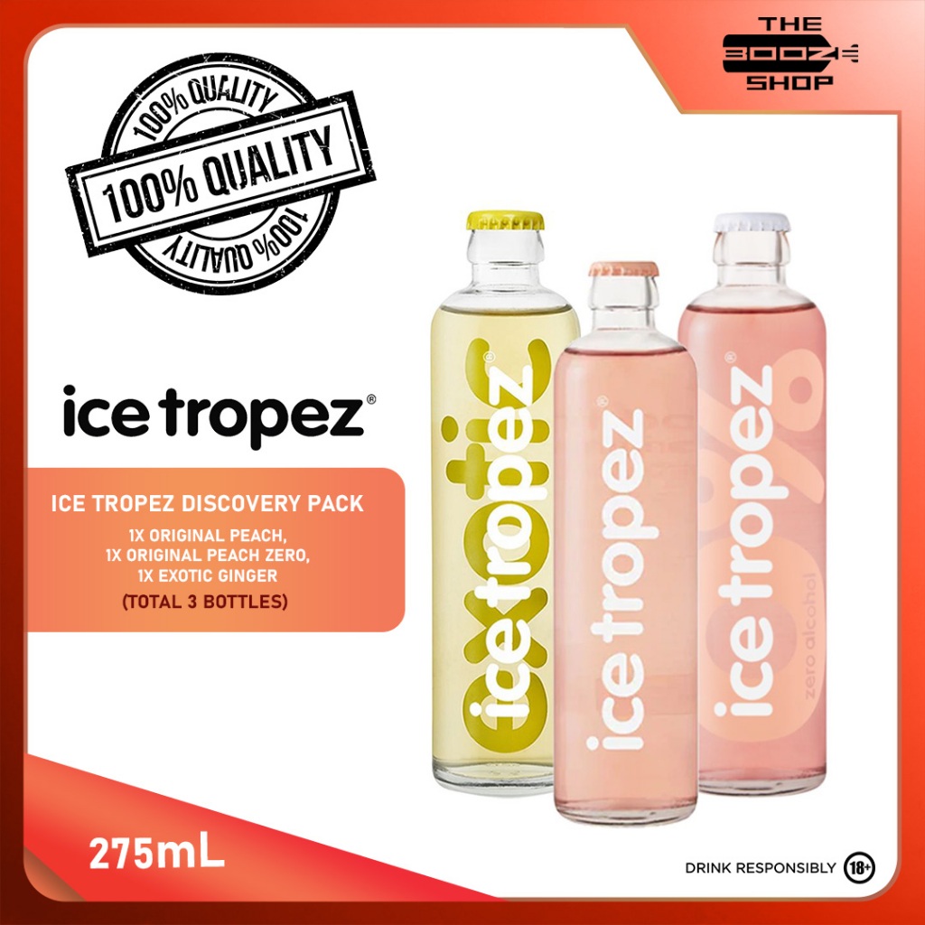Ice Tropez Wine Based Cocktail Discovery Pack 275ml (Total 3 Bottles ...
