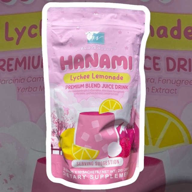HANAMI Juice drink (Lychee lemonade) | Shopee Philippines
