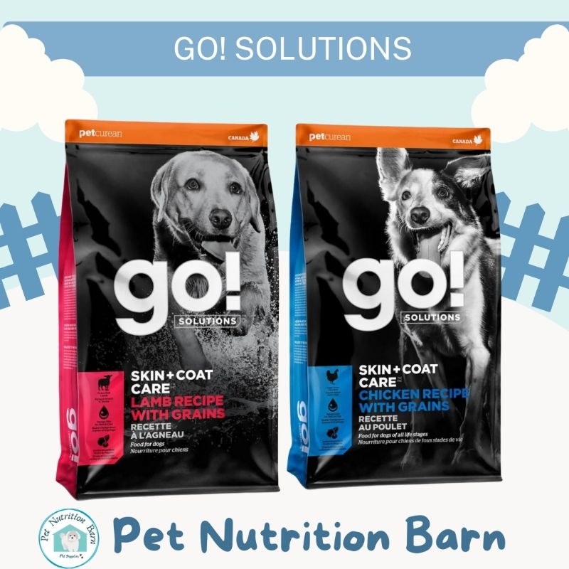 GO SOLUTION SKIN!+COAT CARE CHICKEN RECIPE WITH GRAINS AND LAMB RECIPE ...