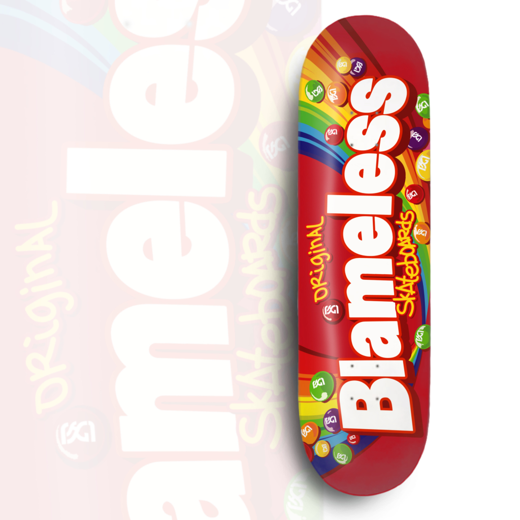 Blameless Skateboards "Red Candy" | Shopee Philippines