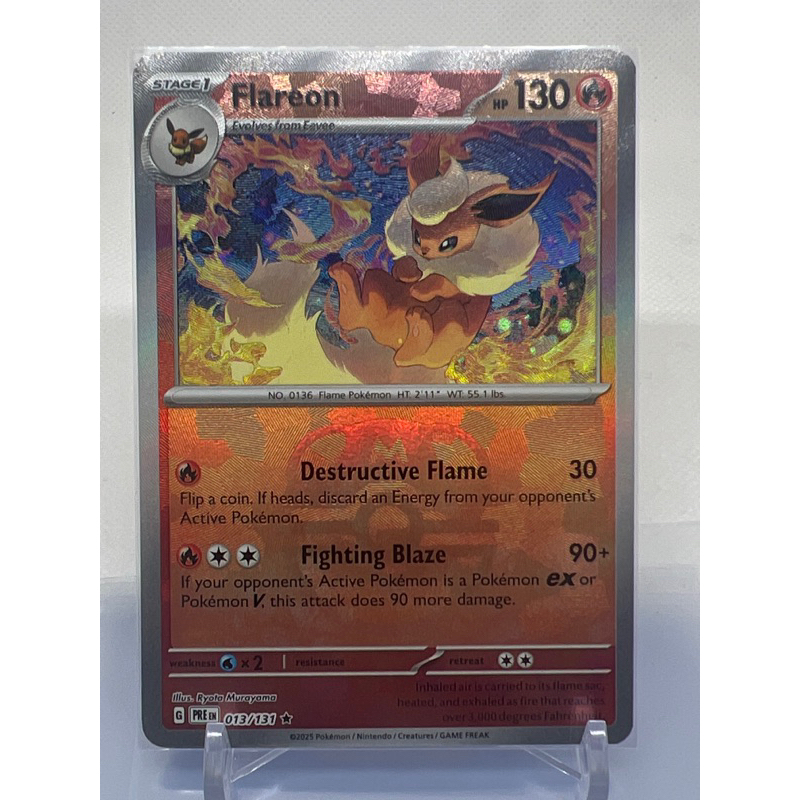 Flareon - 013/131 - Master Ball Reverse Holo Rare - Prismatic ...