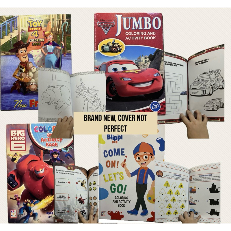 brand new coloring books/activity books | Shopee Philippines