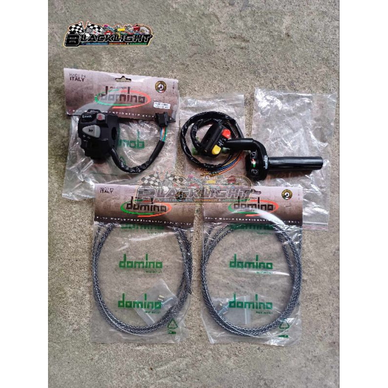 DOMINO SET (Quick Throttle, Cable, Domino switch with hazard and ...