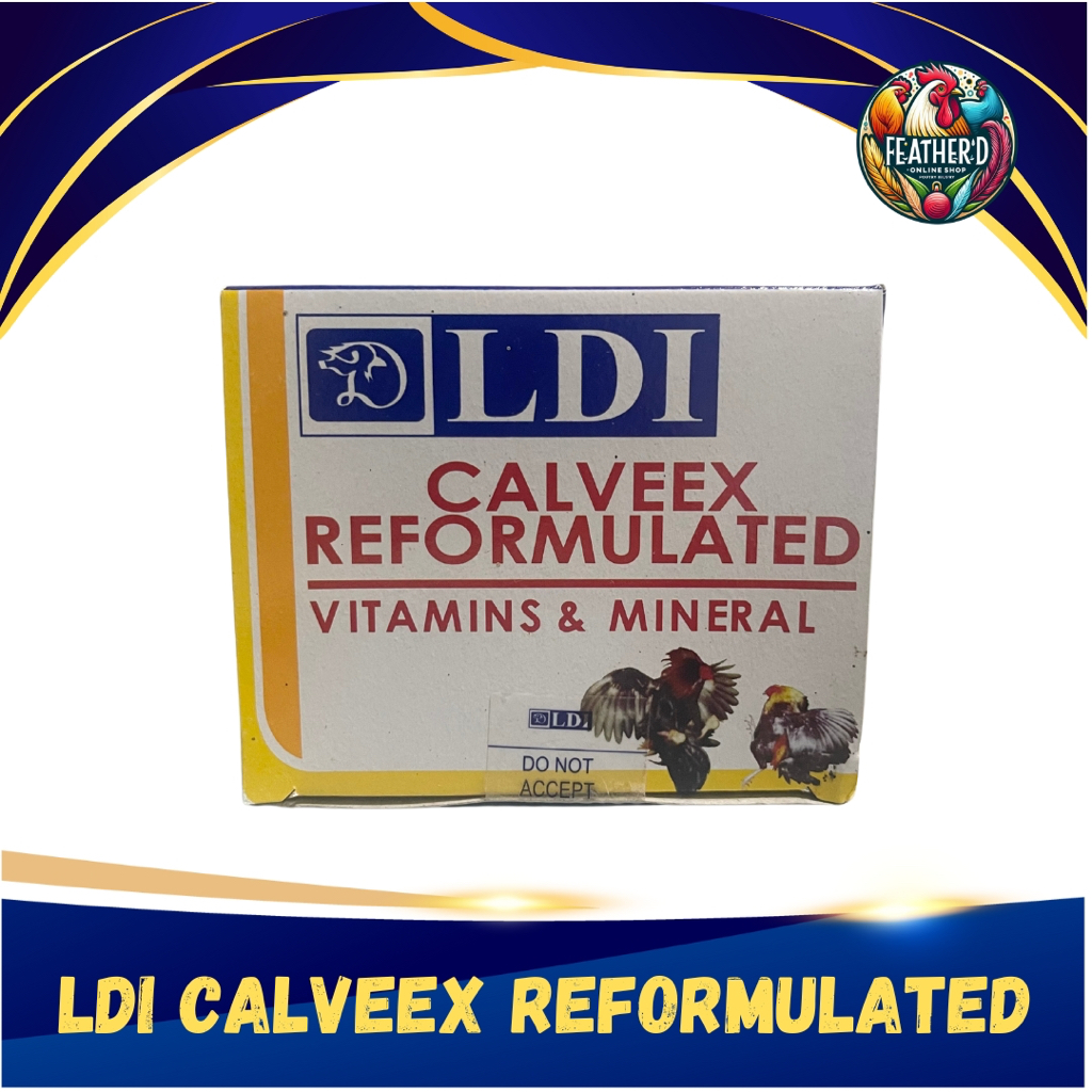 LDI CALVEEX REFORMULATED Vitamins&Minerals 1BOX-100Tablets (FOR ANIMAL ...