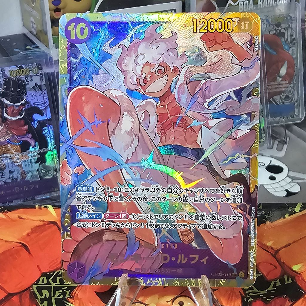 ONE PIECE OP05-119 SECRET RARE MONKEY D. LUFFY | Shopee Philippines
