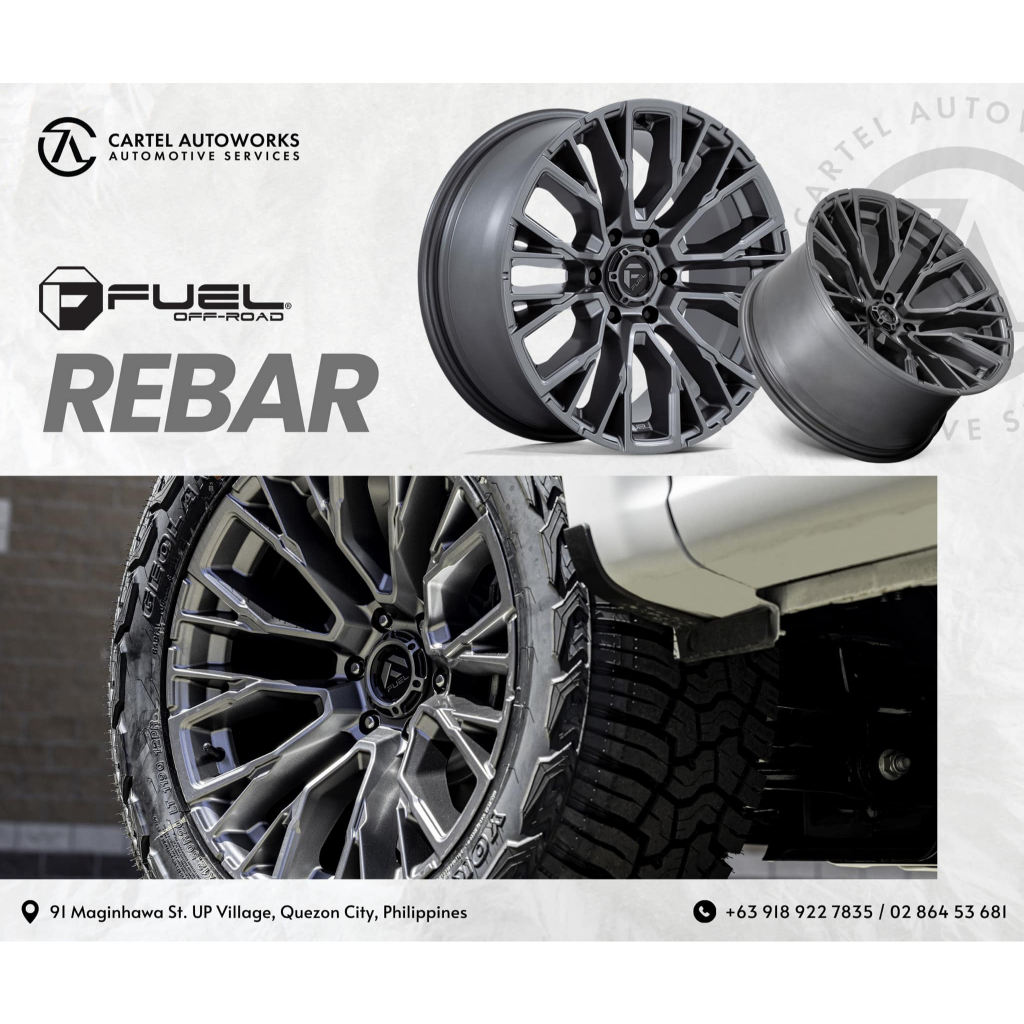 Original Fuel Rebar rims. | Shopee Philippines