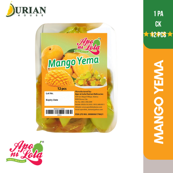 Durian House | Apo ni Lola Mango Yema – Creamy & Chewy Filipino Candy ...