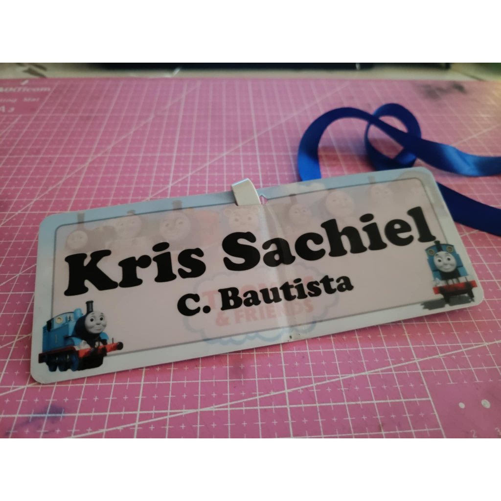 Customized Name Tag (Laminated and PVC) with free ID Lace | Shopee ...