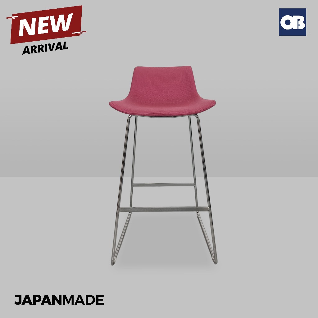 OB Japan Bar Stool Chair Modern Elegance Chair with Padded Seat and ...