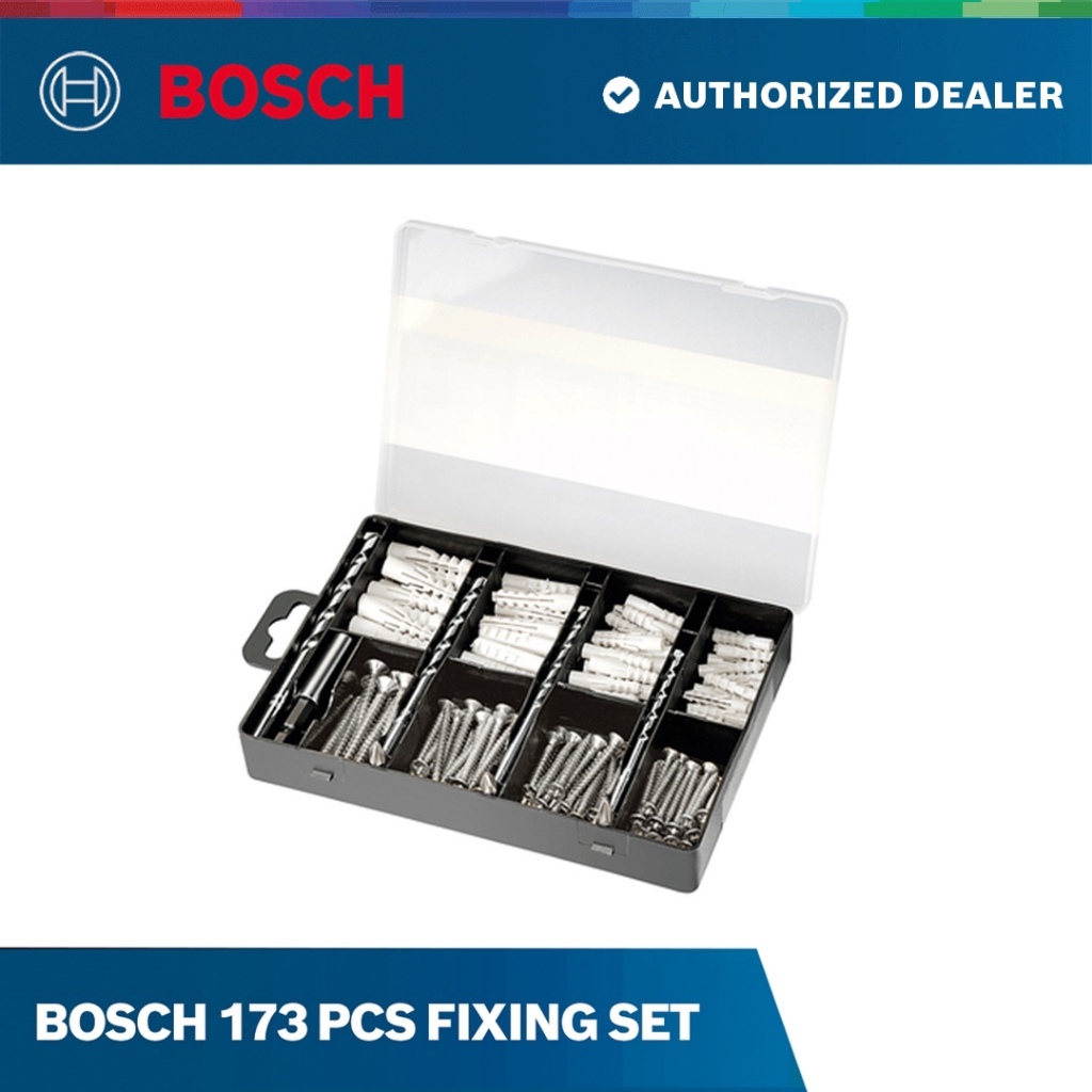 Bosch 173 Pcs Fixing Set - Tools/Accessories | Shopee Philippines