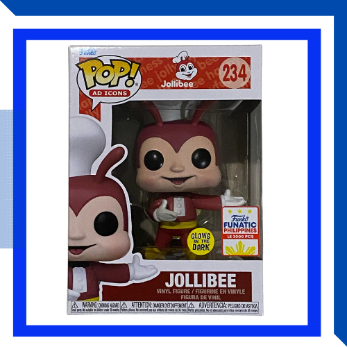 Funko Pop! Jollibee #234 GITD FUNKO FUNATIC PHILIPPINES LE 3000 PCS | Shopee Philippines