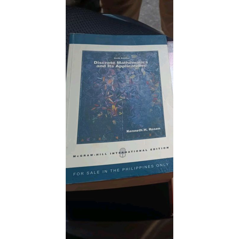 DISCRETE MATHEMATICS AND ITS APPLICATIONS (USED) | Shopee Philippines