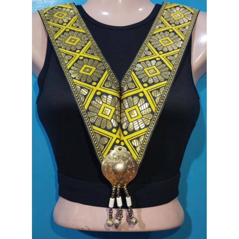 WELCOME LEI NECKLACE with BRASS AGONG/GARLAND LEI FOR GUESTS/FOR ...