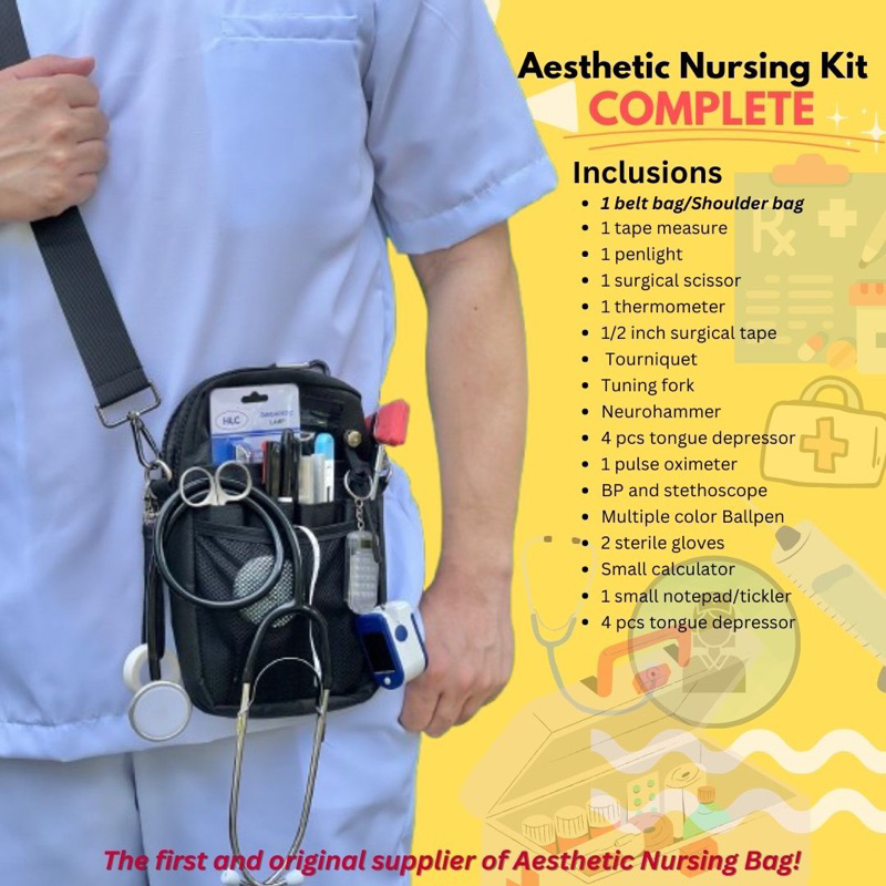 CHN Bag/ PHN kit/ OB Bag Complete Nursing Bag for Nursing Students ...