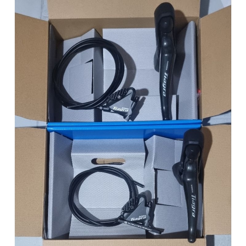 SHIMANO Tiagra 10-Spd STI Hydraulic Disc Brake Assembly BR/ST-4770/4720 ...