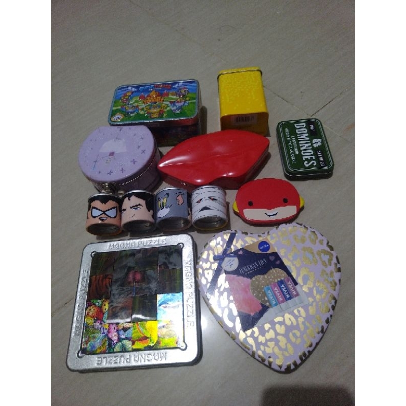 Empty Tin Can Bin Take All Preloved from UK Box | Shopee Philippines