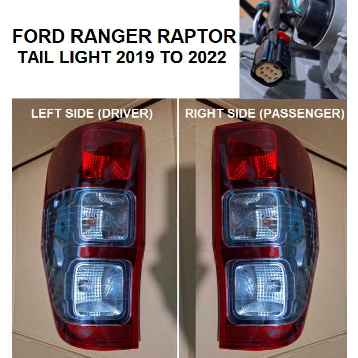 FORD RANGER RAPTOR TAIL LIGHT 2019 TO 2022 SMOKE | Shopee Philippines