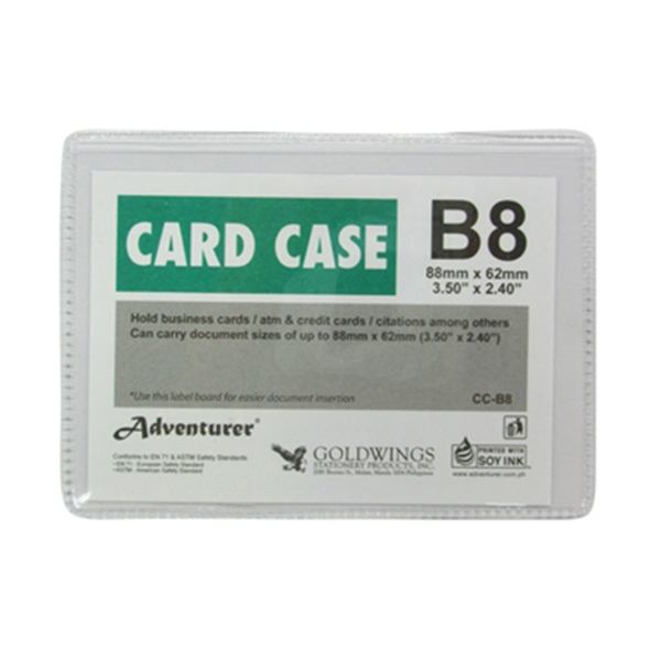 Adventurer Card Case CC-B8 Clear 88x62mm | Shopee Philippines
